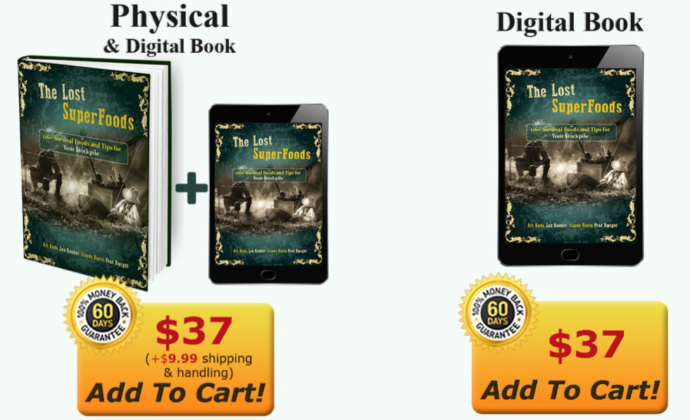 The Lost Super Foods - : Best Survival Foods